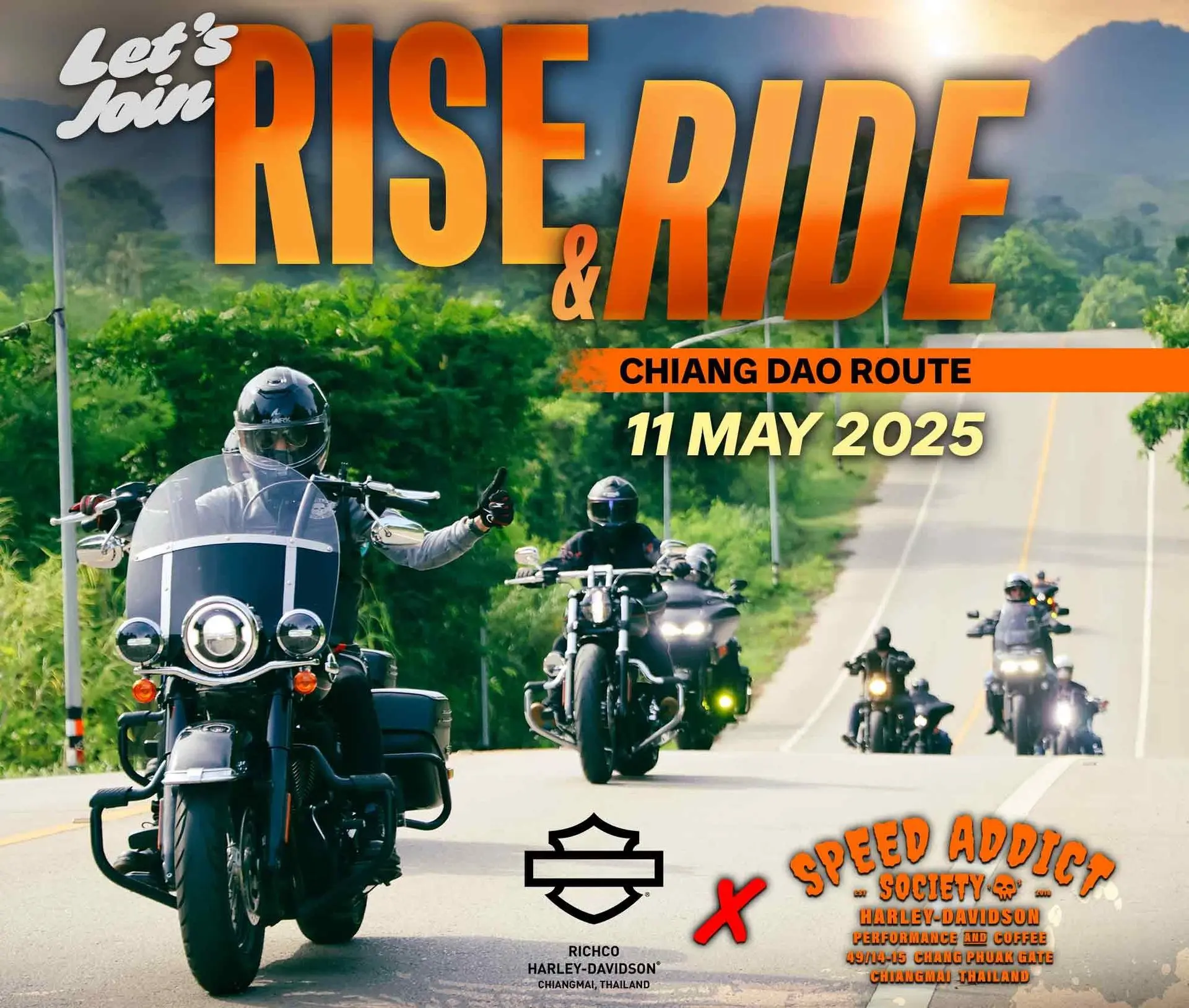 RISE & RIDE CHIANG DAO ROUTE | Richco Harley